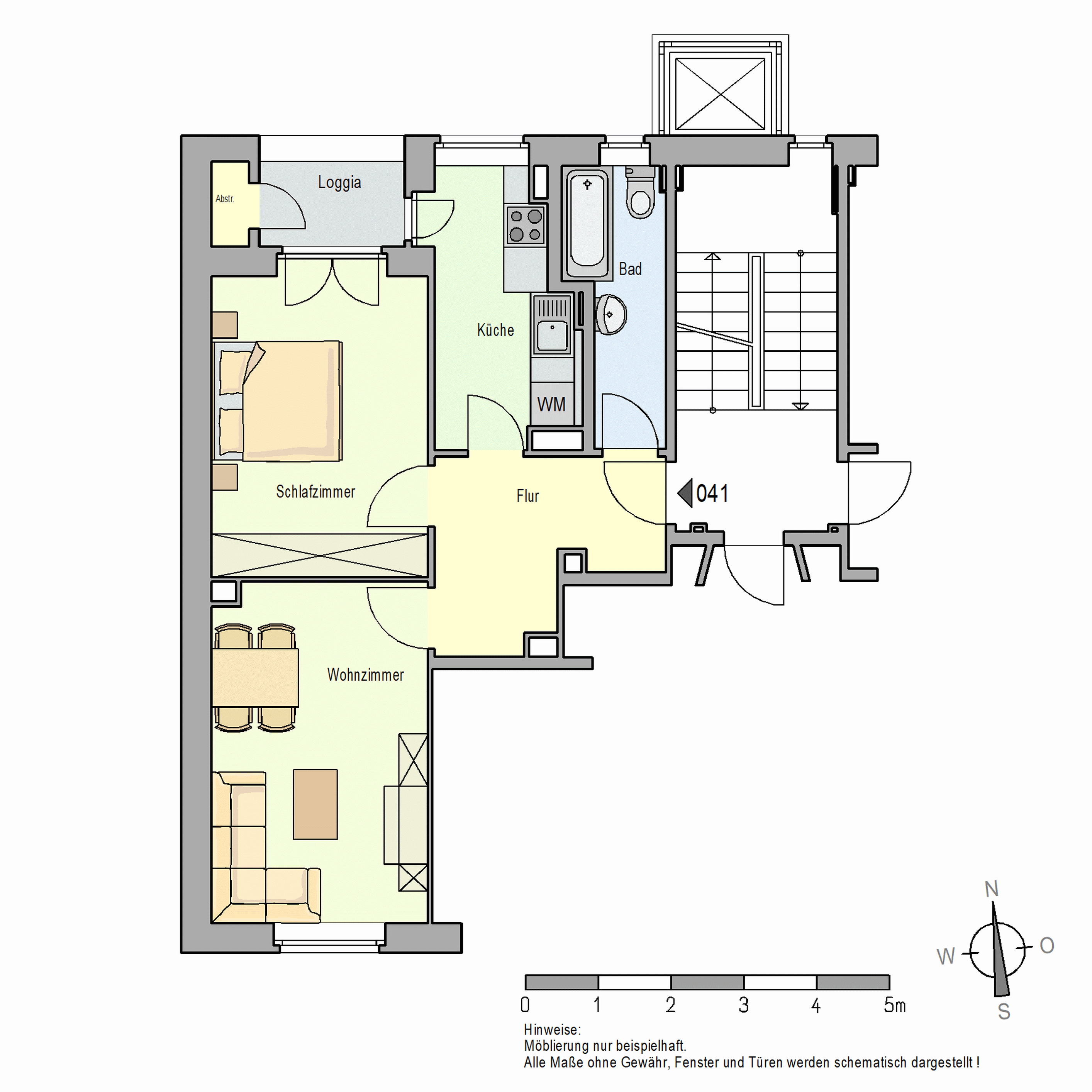 2-Zimmer-Wohnung in Düsseldorf in Friedrichstadt (unrenovierte Übergabe ...
